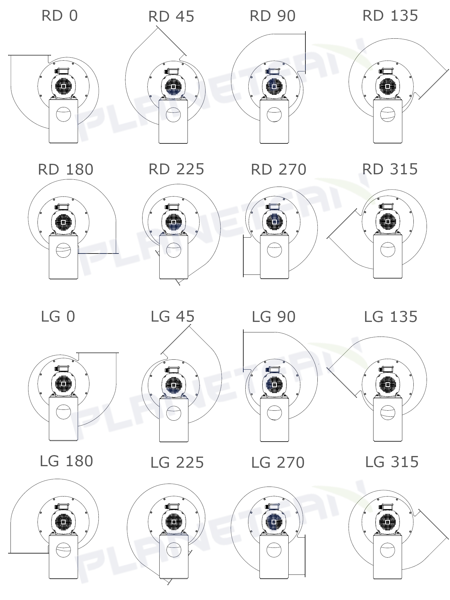 Planetfan - Radial fan figures