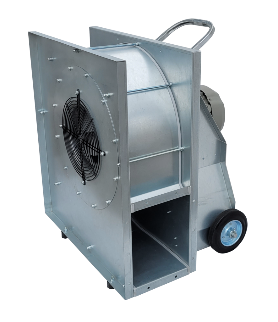 Planetfan - Drive-through fan for grain silos, with rectangular duct ...